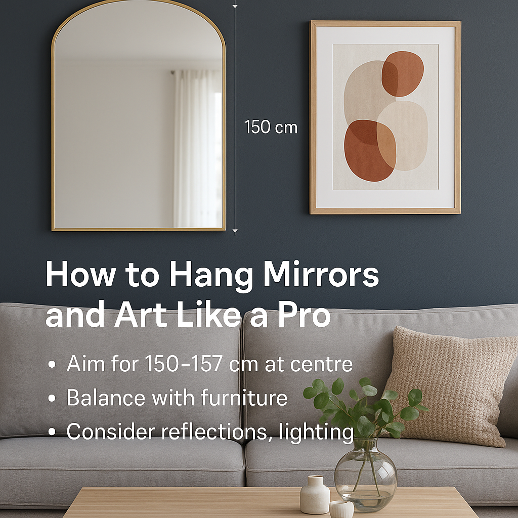 How to Hang Mirrors and Artwork Like a Pro – Paramount Mirrors and Prints